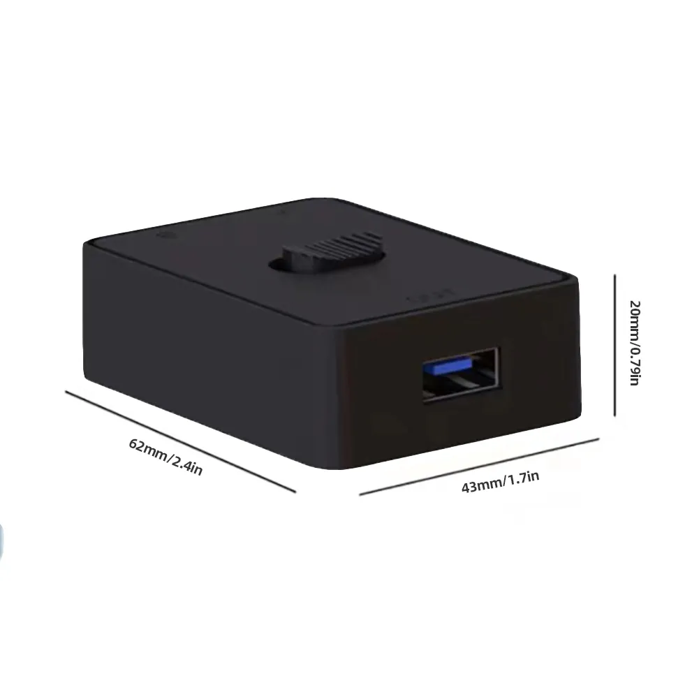 USB 3.0 KVM Switch 2 Port USB Hub Switcher, 5 Gbps Data Transfer, Two ...