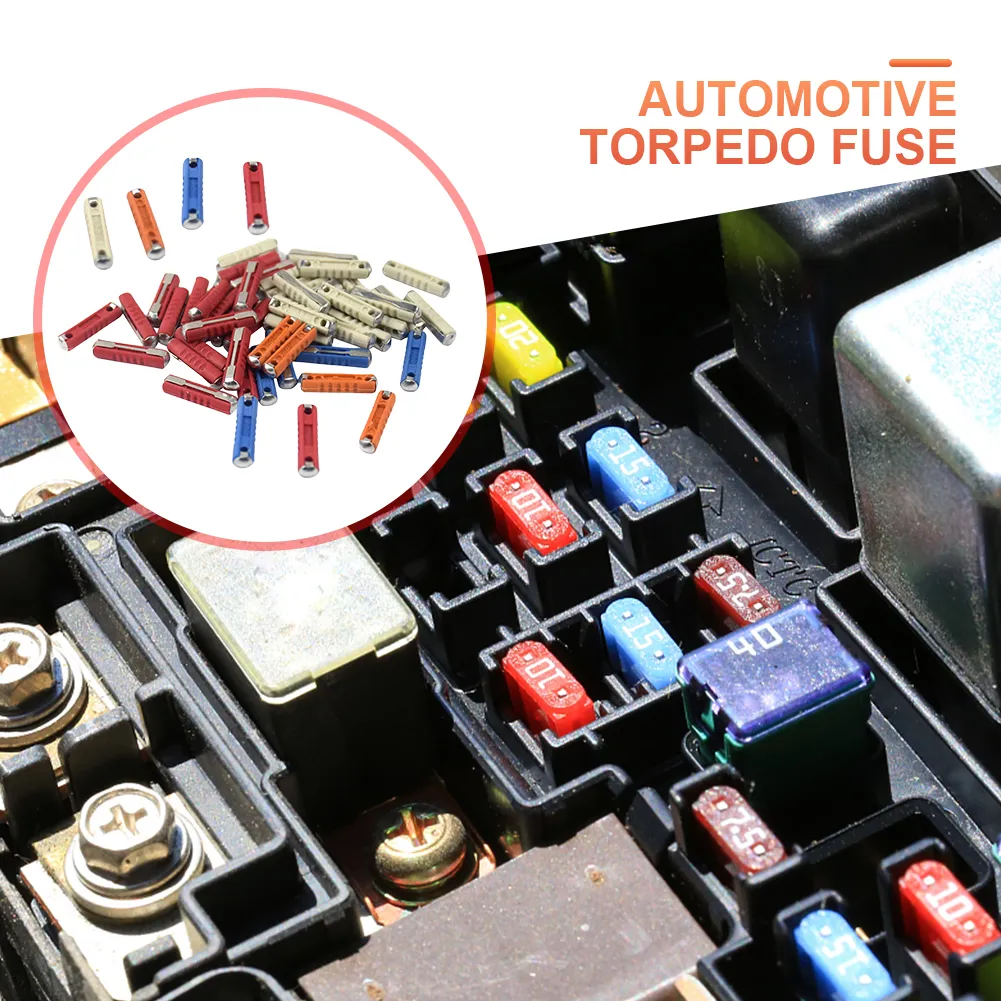 Torpedo Ceramic Fuses for Classic Cars - 12V Bakelite, Zinc Chip - 5/8 ...