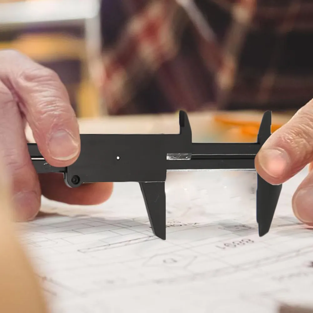 Digital Plastic caliper vernier scale - Double Scale Measuring Tool ...