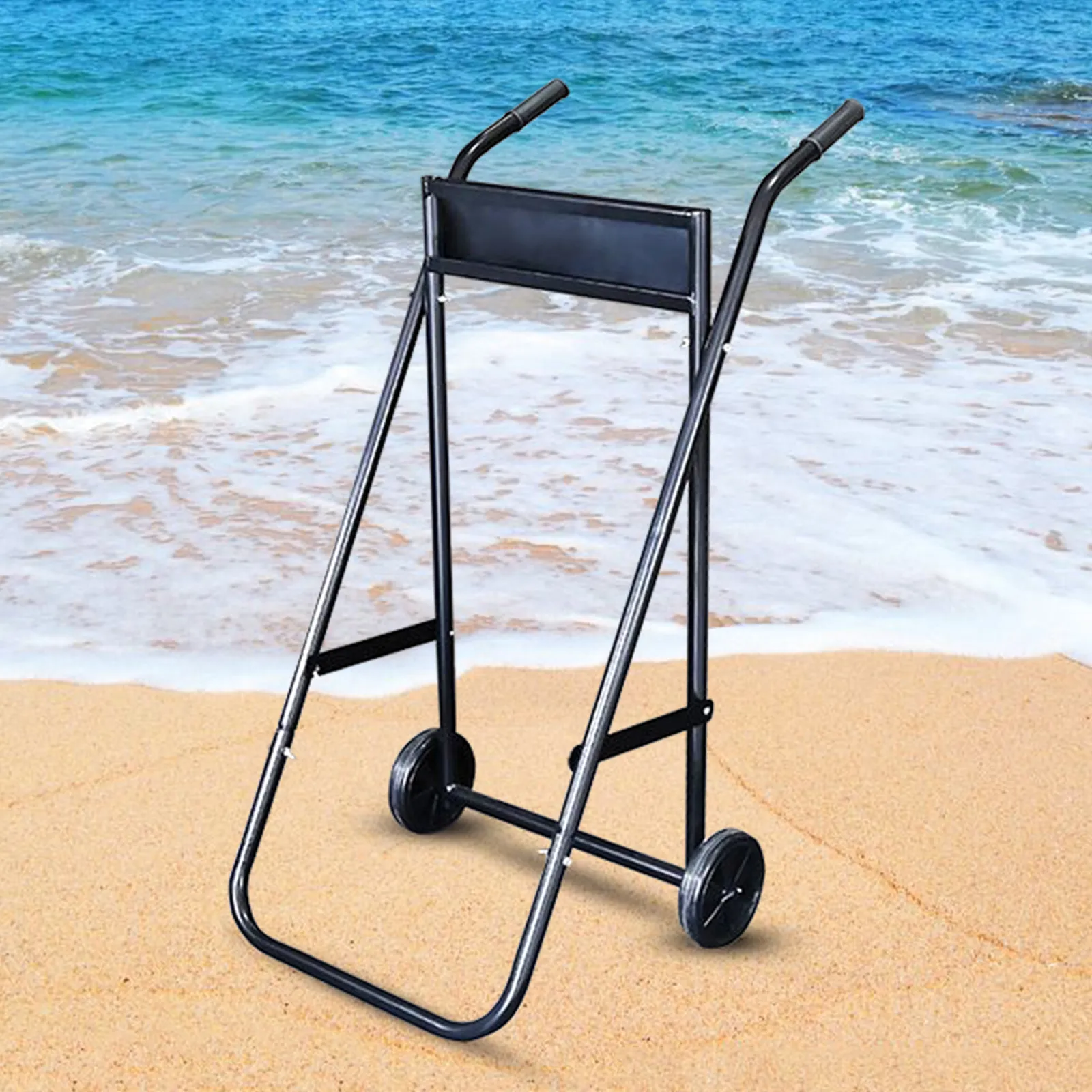Foldable Outboard Motor Trolley Stand Heavy Duty 50kg/110lbs Capacity ...