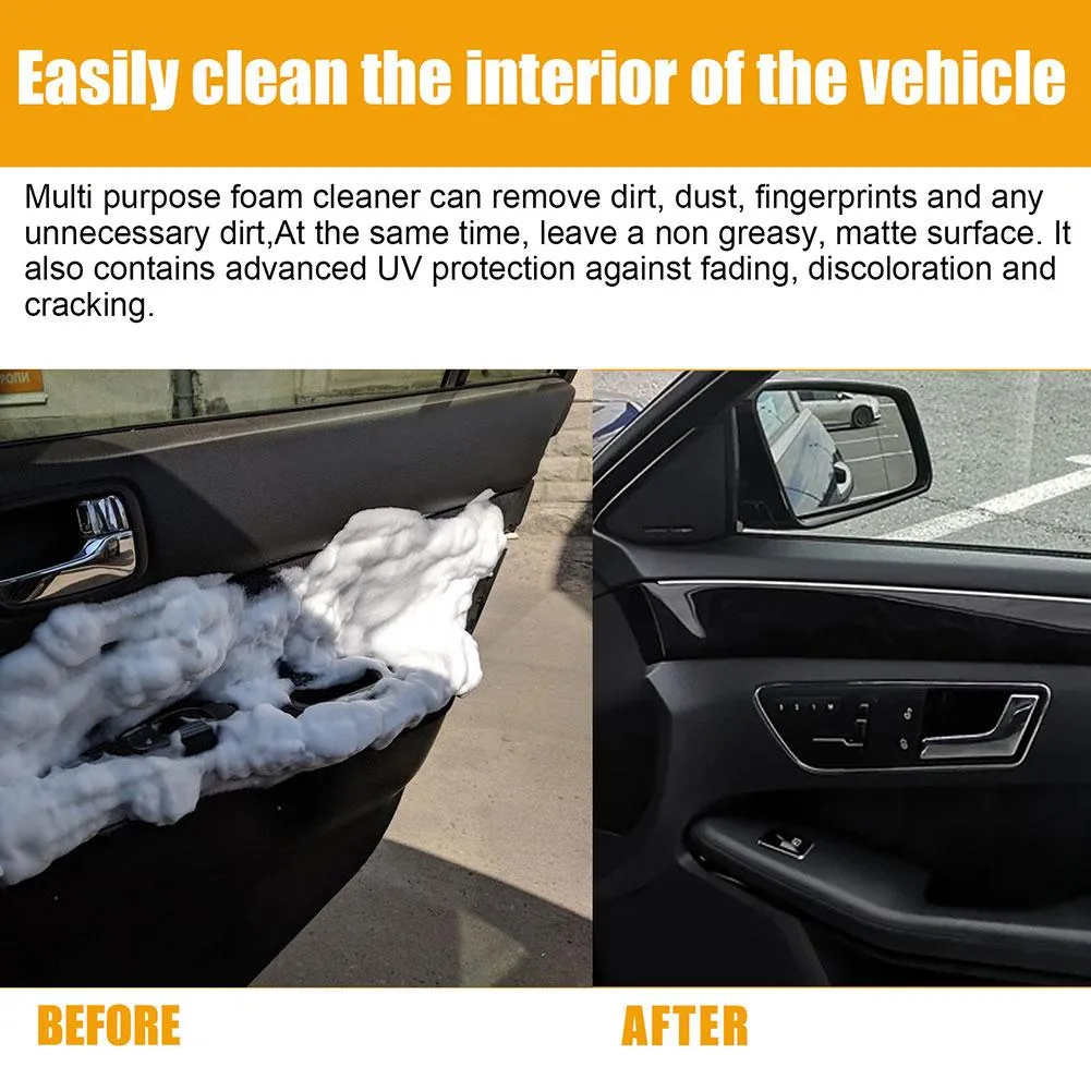 60/120ml Multi-purpose Foam Cleaner, Interior Auto Detailing, Home ...