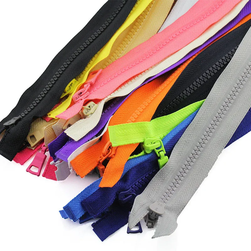 5# Resin Zipper Open End Zip DIY Sewing Garment Clothes Bag Coat Repair ...