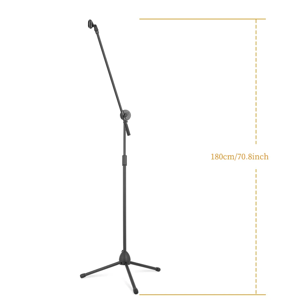 3226f Flexible Microphone Stand Tripod Adjustable Floor Radio & Studio ...