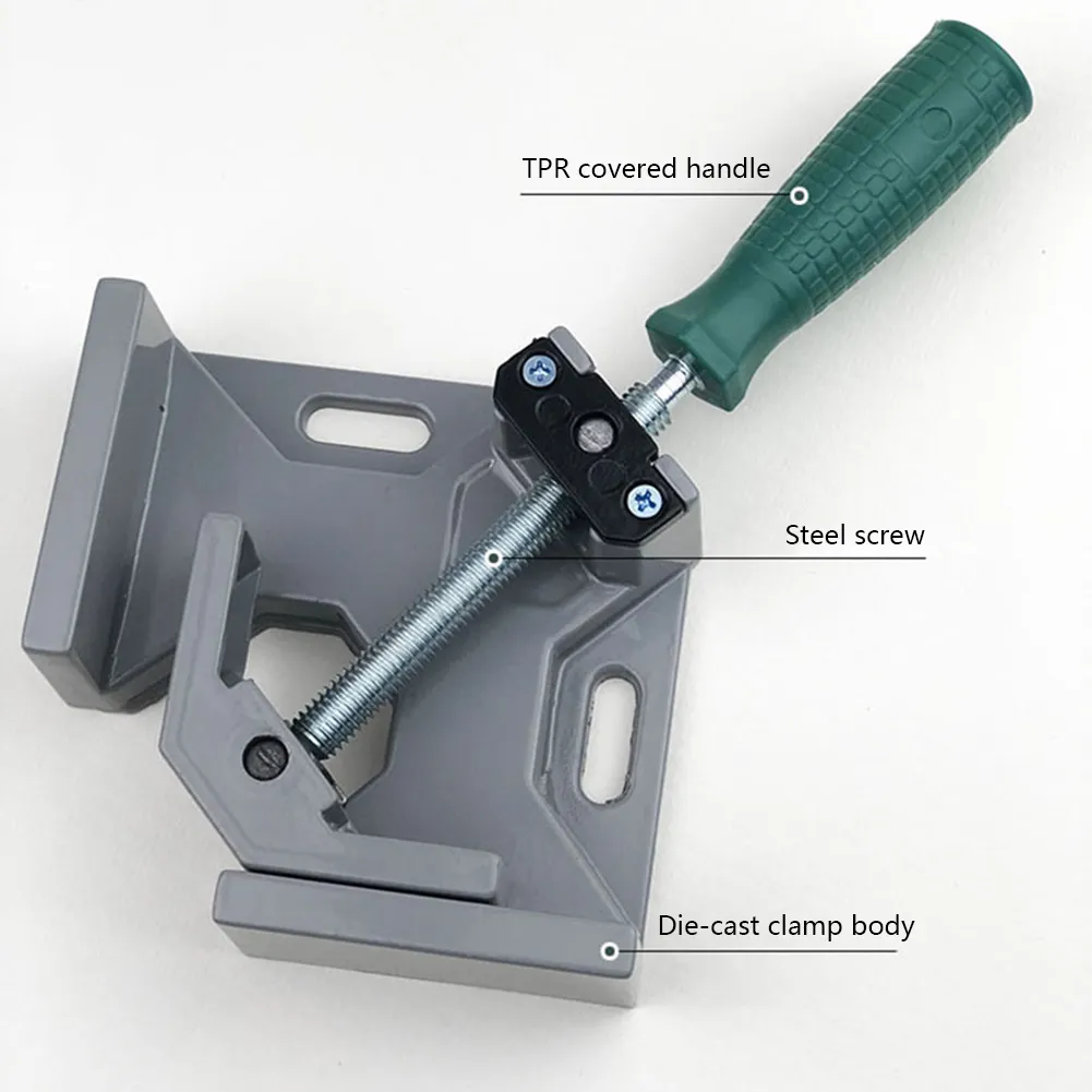 90 Degree Angle Clamp Positioning Squares Aluminum Alloy Corner Clamps ...