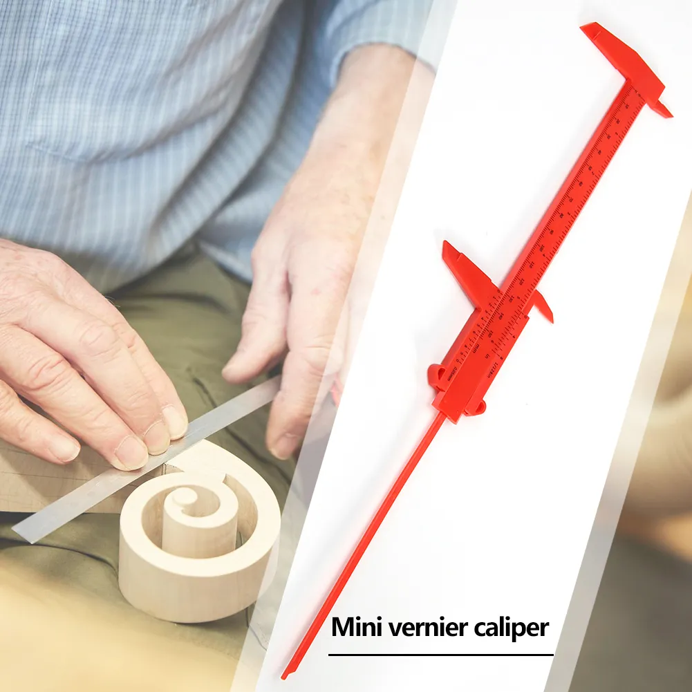 Digital Plastic caliper vernier scale - Double Scale Measuring Tool ...