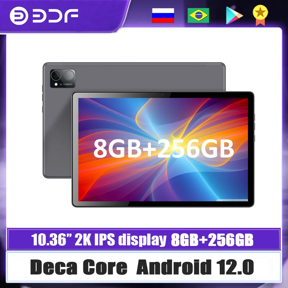 DHgate.com:BDF Tab P60 10.36'' 2K Android Tablet, 8GB+256GB, Dual 4G SIM, Deca-Core Processor ...