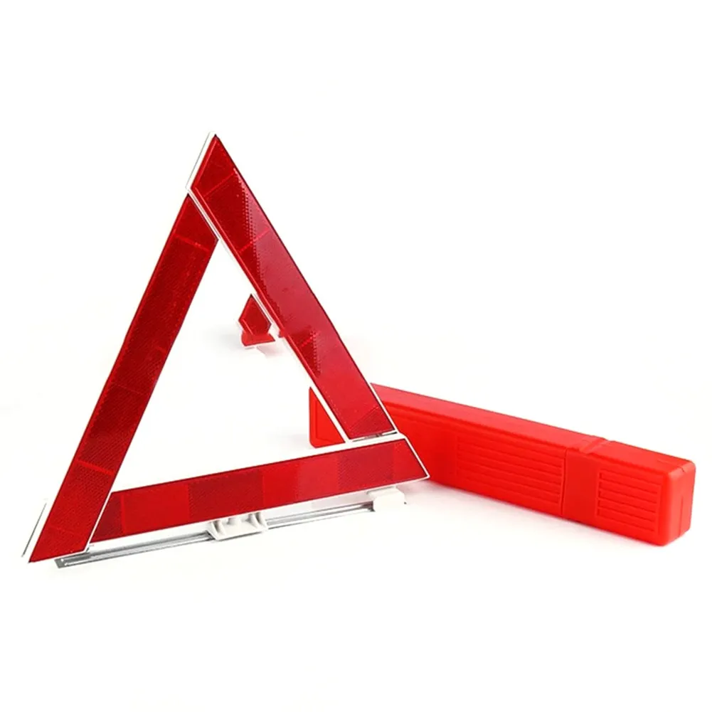 Emergency Roadside Reflective Triangle Foldable Warning Sign, Safety ...