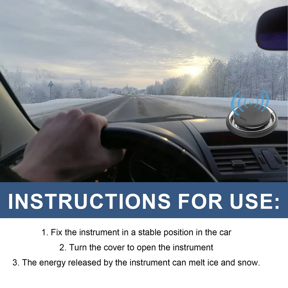 Car Windshield Defroster: Electromagnetic Ice Melting Device for ...