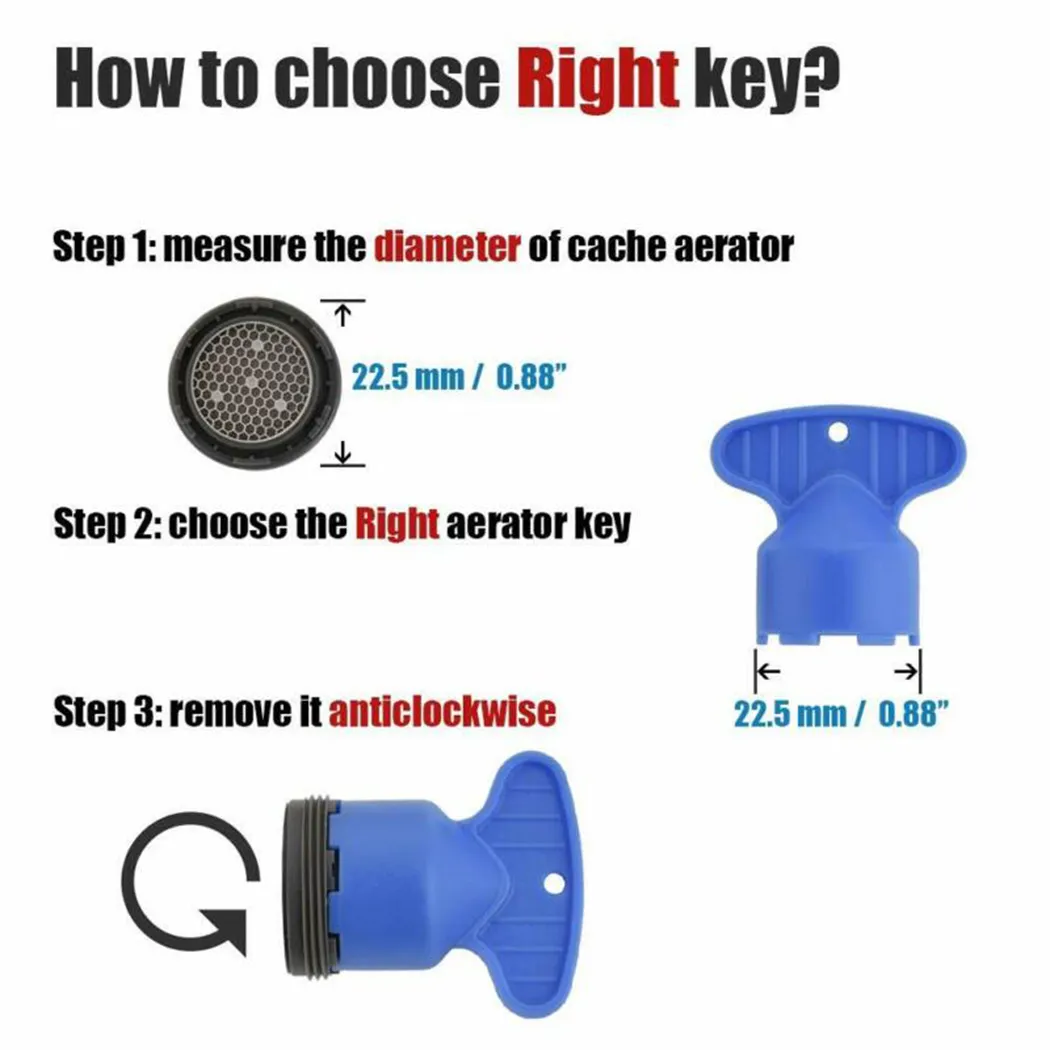 Removal Tool Faucet Aerator Removal Tool, 16 In 1 Wrench Tool Sink ...