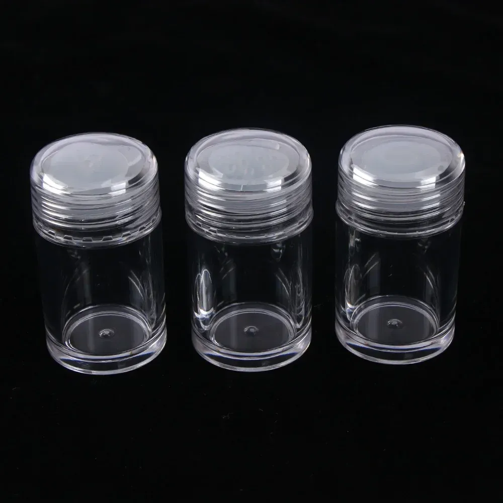 DHgate.com:5-Pack Clear Cosmetic Sifter Jars, 10ml Mini Empty Bottles ...