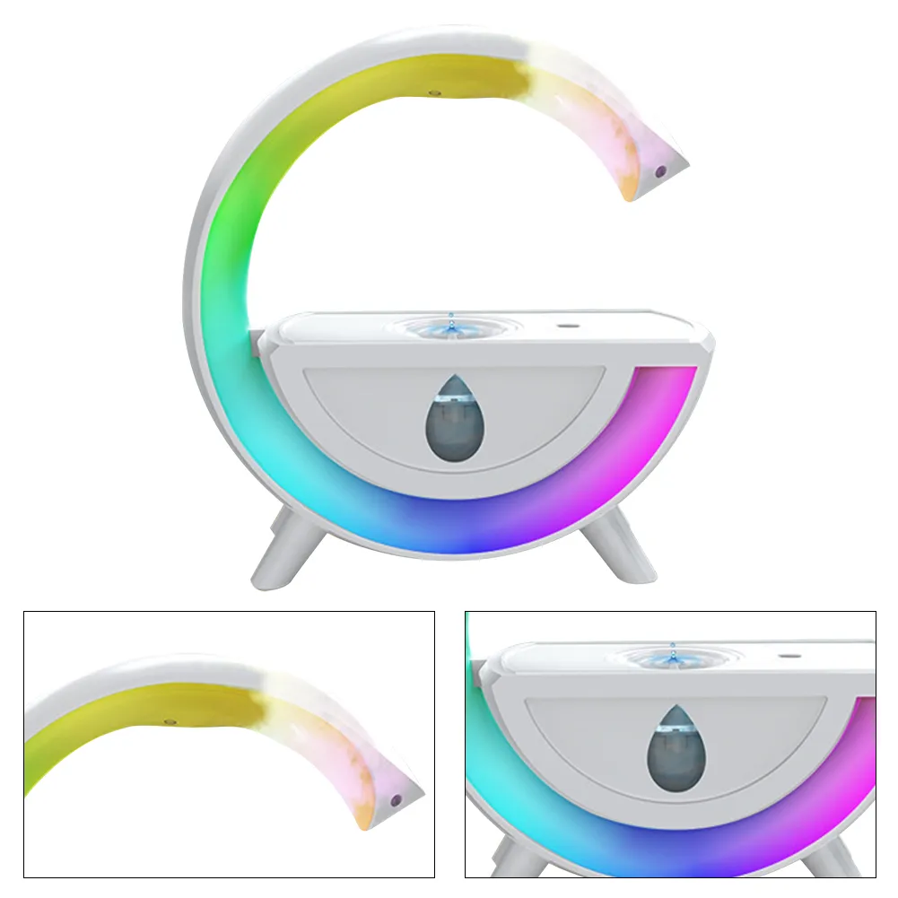 2024Creative RGB Water Droplet Diffuser with Night Light Function ...