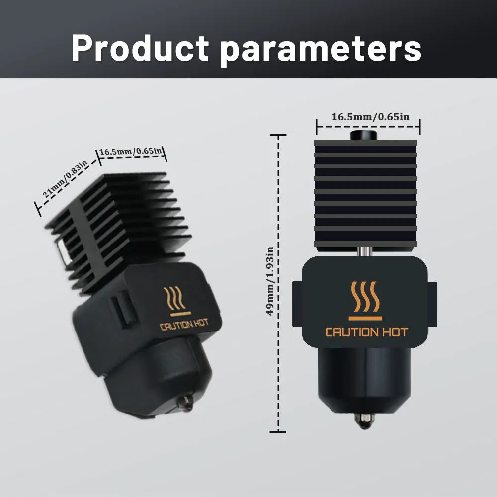 High Speed Replaceable Hot End Hardened Steel Nozzle For Precision 3D ...