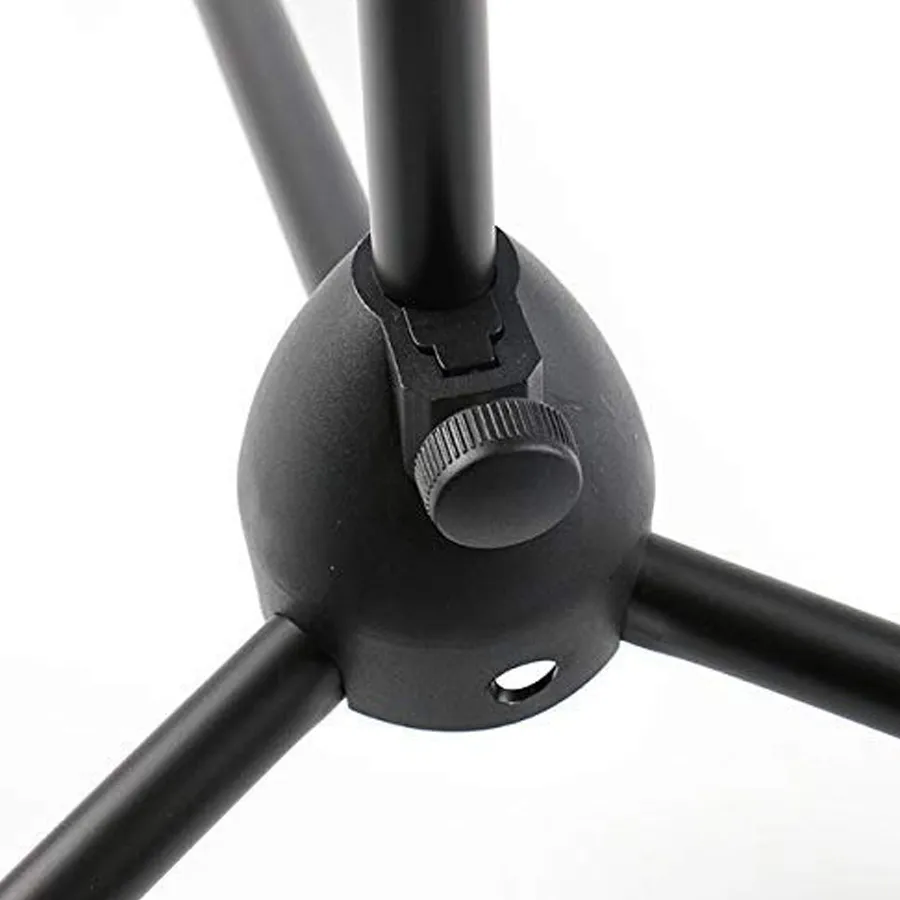Floor Microphone Tripod Stand Retractable Metal Swing Arm Mic Holder ...