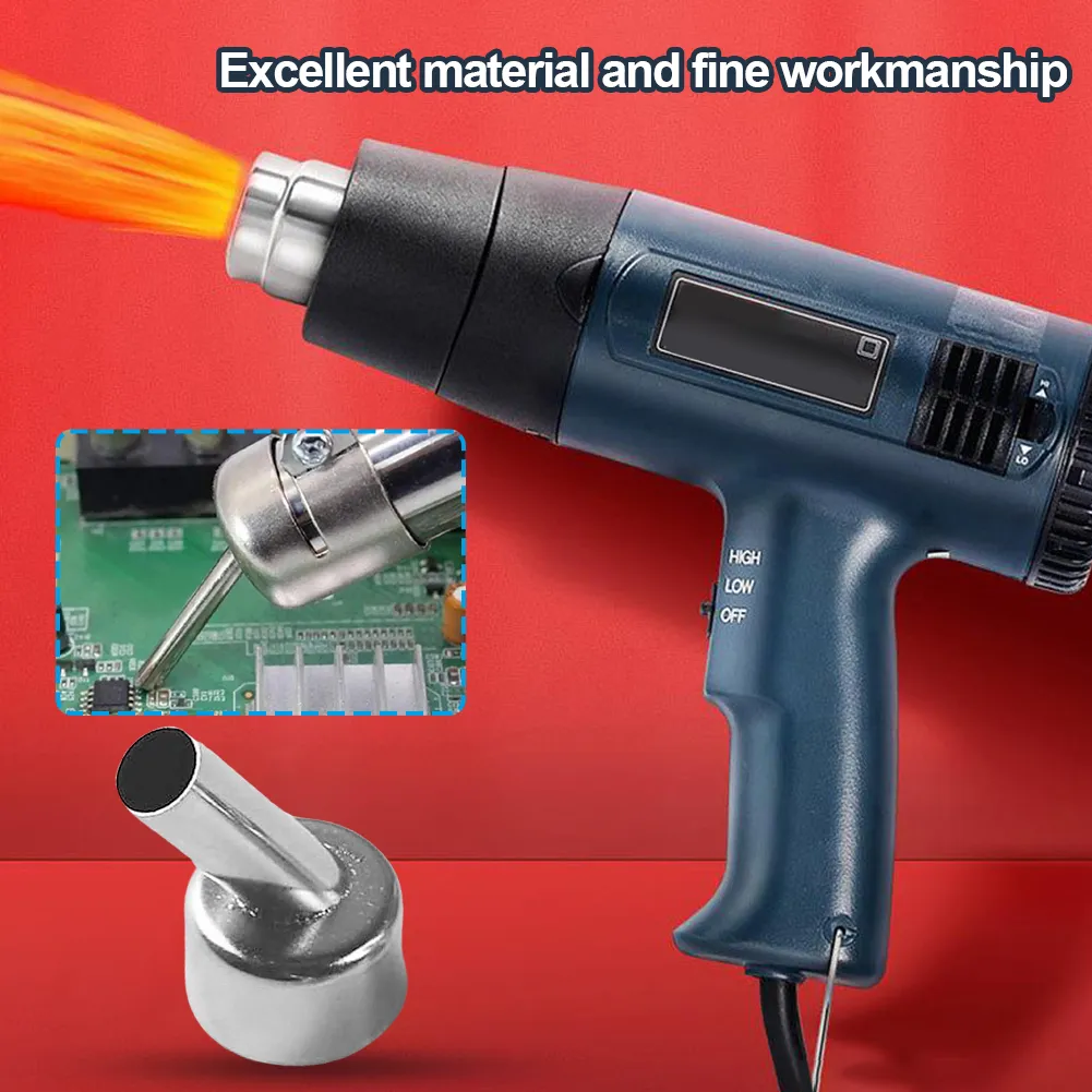 Curved Angle nozzle for welding Sleeve for 858/858D Hot Air Rework ...