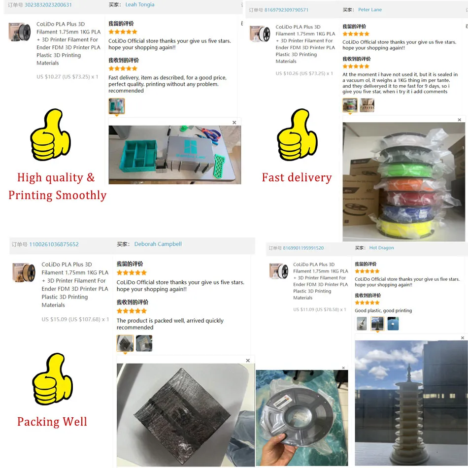 DHgate.com:CoLiDo 5KG PLA/PLA PLUS Filament: High-Quality, High-Speed 3D Printing Material:Toys ...