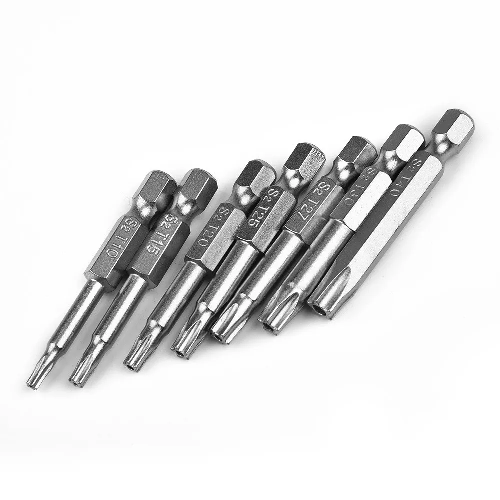 Star Drill Bit Screwdriver Torx Bits Set, Magnetic Driver Wrench with 1 ...