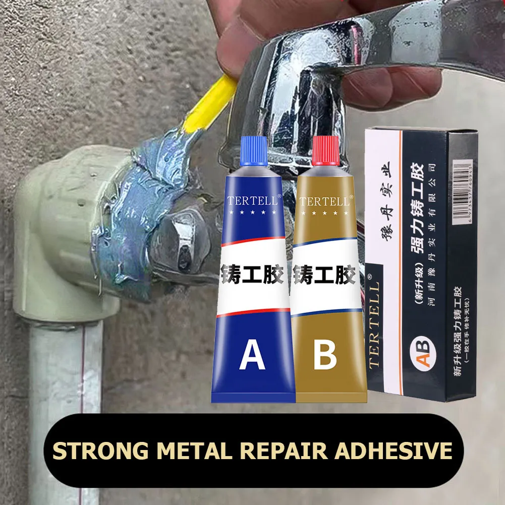Liquid Metal Adhesive - Heat-Resistant AB Glue for Strong Casting ...