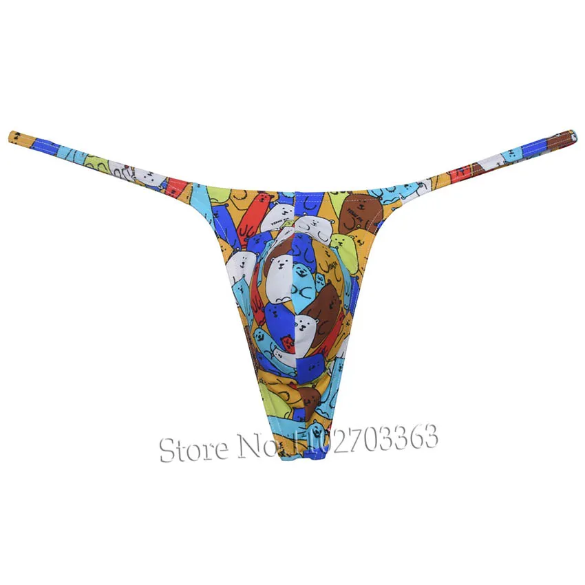 Mens Thong Bathing Suits Low Rise Micro Bikini Underwear, Breathable ...