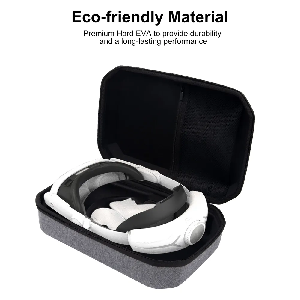 EVA Hard Case With Lens Cover For Meta Quest 3 VR Headset And Ps5 ...