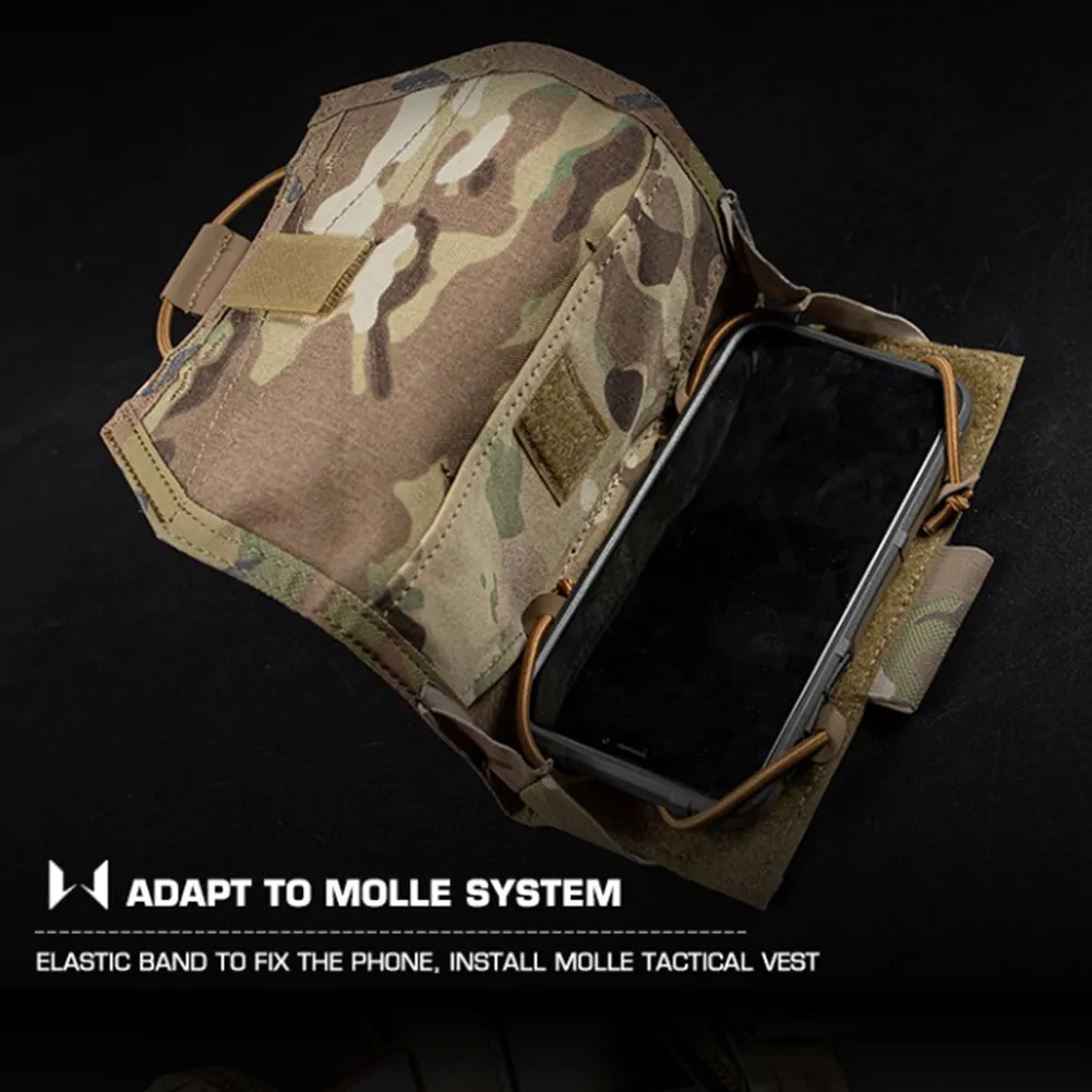 MOLLE Radio Pouch Tactical Phone Cases Rugged Cell Phone Carrying Cover ...