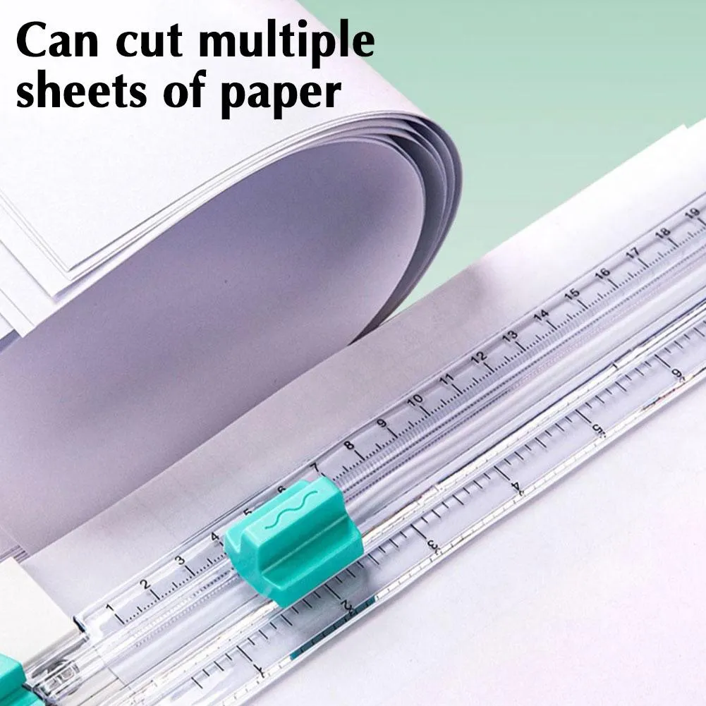 Precision Paper Cutter Guillotine Paper Trimmer, Mini Compact Paper ...