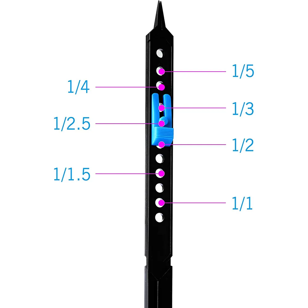 25.4cm Scale Divider Drawing Tool Proportional Drafting Rule Durable ...