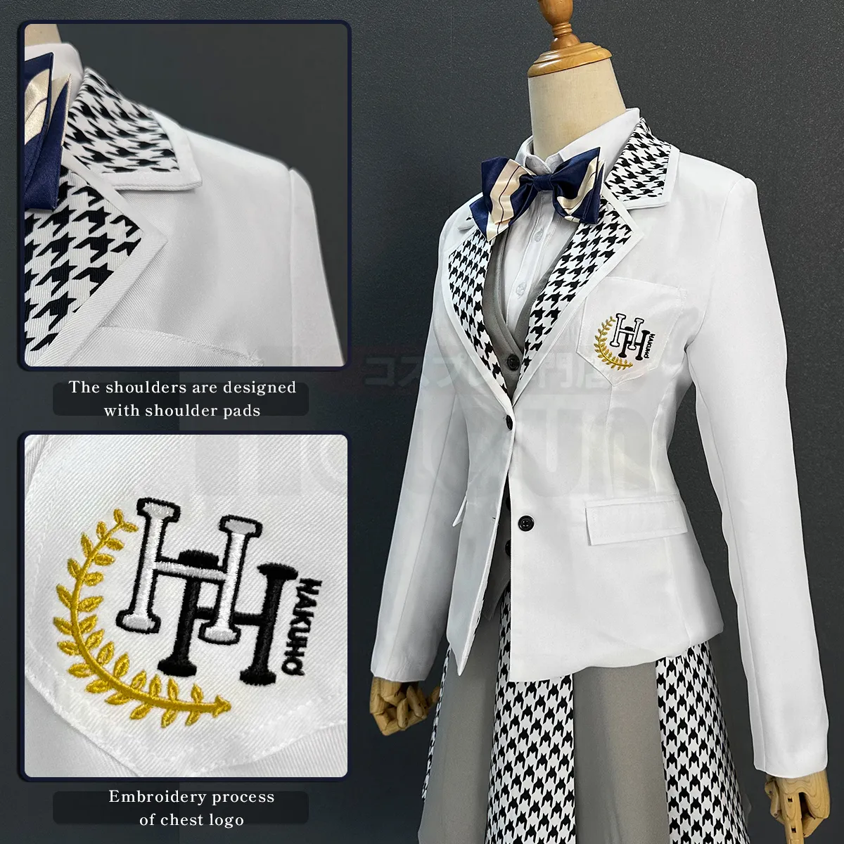 HOLOUN Blue Lock Anime Reo Mikage cosplay with Embroidery - School ...
