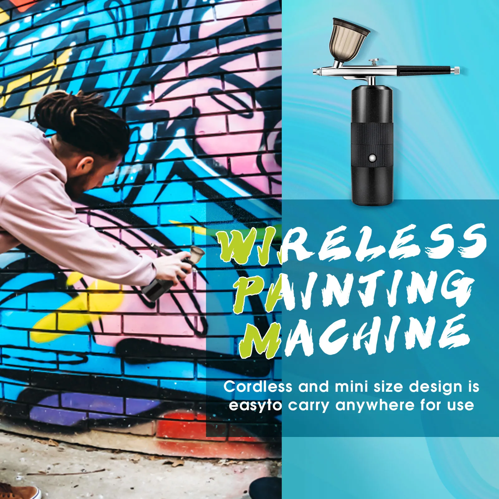 DHgate.com:Portable Mini Air Compressor Kit: Cordless Airbrush ...