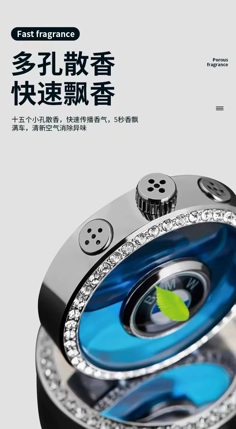 DHgate.com:Dazzling Bling Car Perfume Holder: Rhinestone-Studded Interior Fragrance Diffuser ...