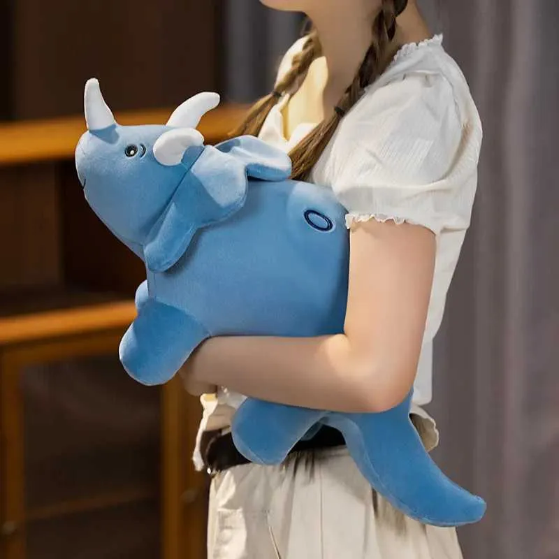 Cartoon Dinosaur Plush Toy Soft Triangle Dragon Stuffed Animal, Kawaii ...