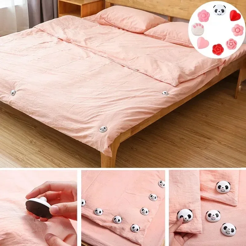 Bed Sheet Grippers Clip Set Non Slip Fitted Quilt Sheet Holder 8PCS Bed Sheet Clips Socks Mattress Fasten Fixator Holder