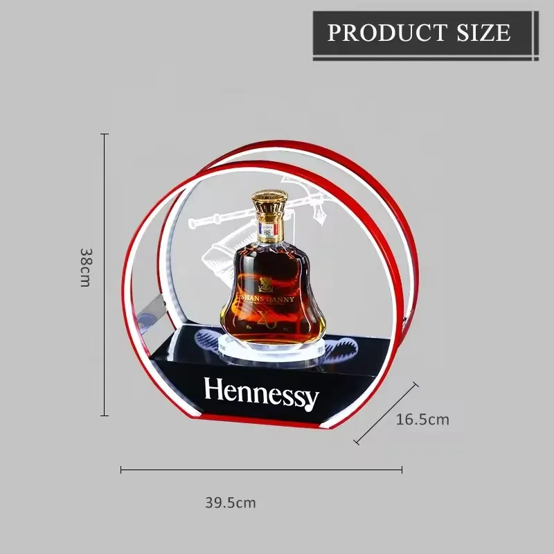 Wine Bottle Lights LED Hennessy Bottle Presenter Bar Bottle Display ...
