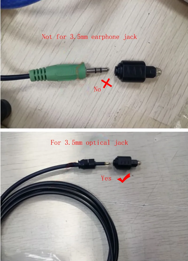 optical audio cable adapter