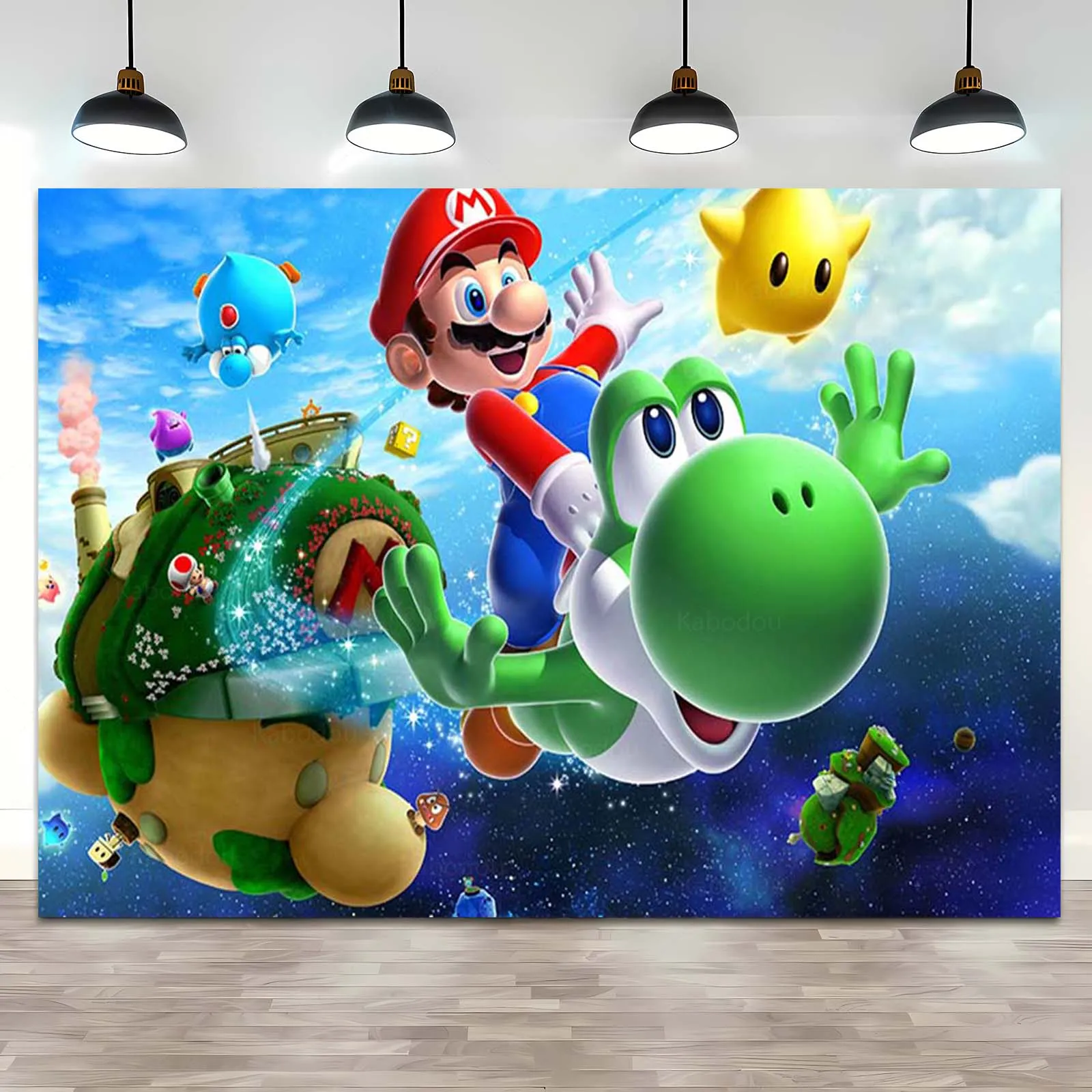 DHgate.com:Backdrop Super Marios Boys Marios Bros Birthday Party ...