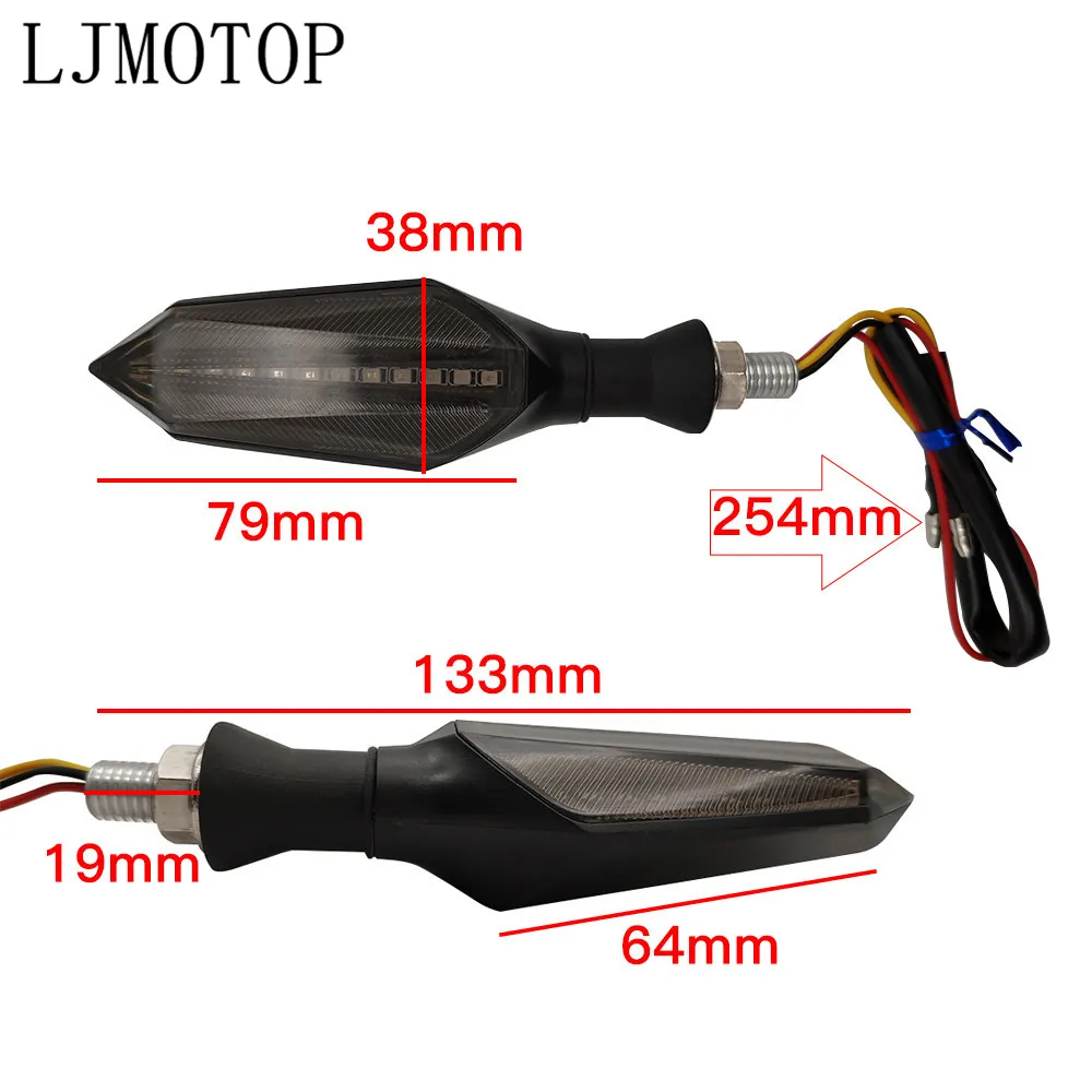 DHgate.com:2-Pack LED Motorcycle Turn Signal Indicators for Honda ...