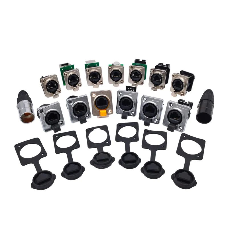 DHgate.com:Waterproof RJ45 Panel Mount Connector | IP68 Rated D-Type ...