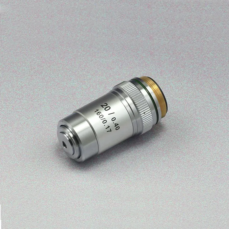 Optical Lens Biological Microscope: Full Metal Achromatic Objective ...