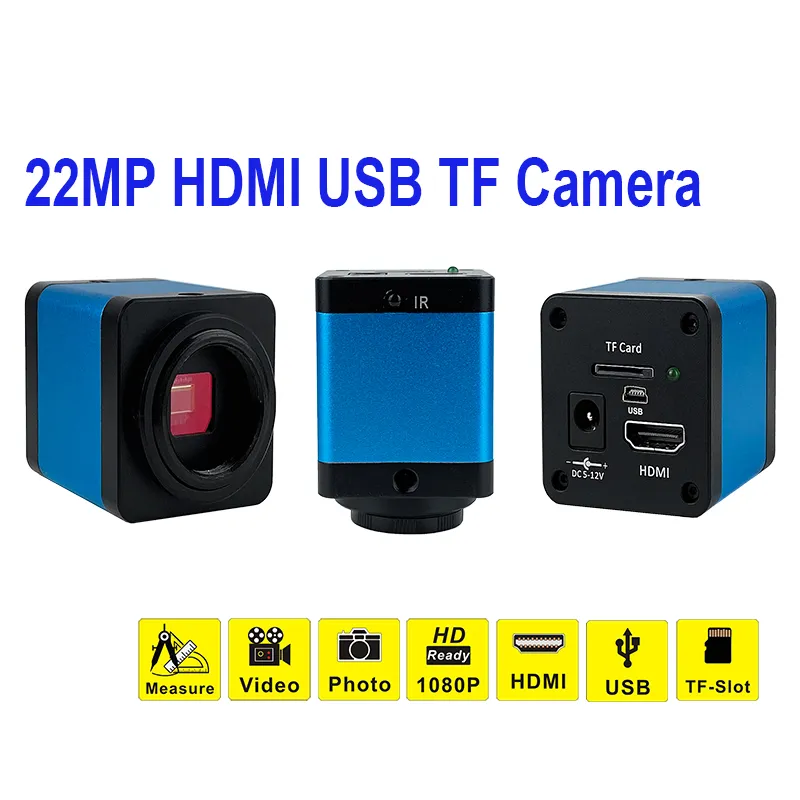 Monocular 22MP HDMI USB HD Digital Camera Portable Microscope Lens 56 ...