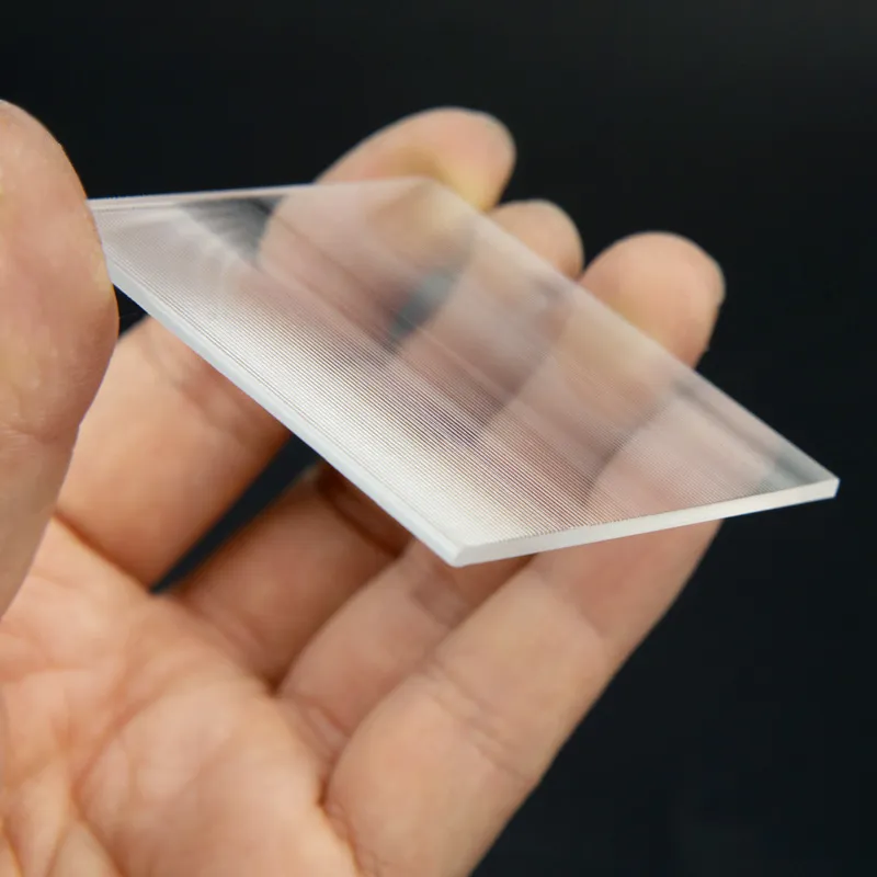 50 × 50 mm Optical PMMA Fresnel Lens with 150 mm Focal Length for ...