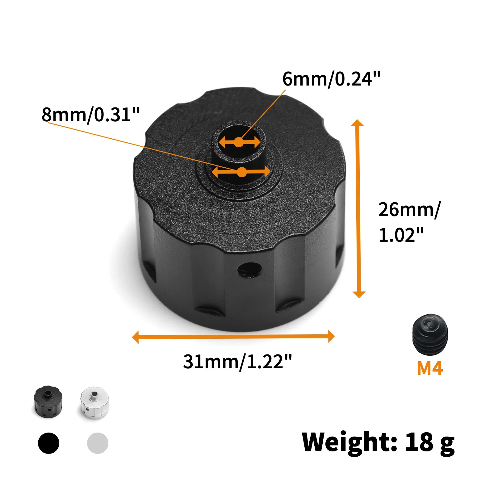 Upgraded Metal Diff Case Housing for 1/8 FS Racing Focus Tank E-Hacker ...