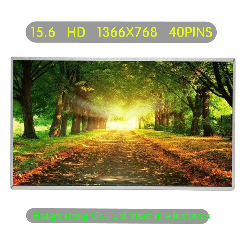 40-Pin LVDS 1366x768 WXGA HD LED LCD Display Screen Panel for HP ...