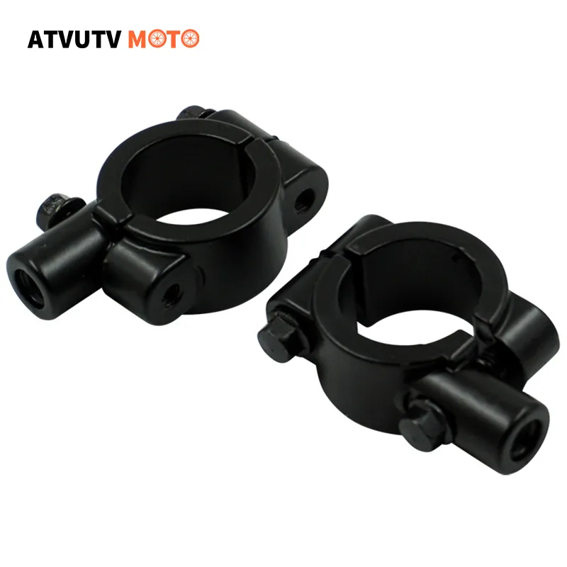 Motorcycle Mirror Mount Holders Bracket Clamp 22mm 25mm for M8 M10 ...