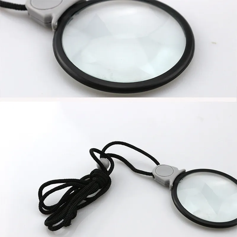 DHgate.com:5x Handheld Magnifying Glass with Leather Case, Hanging Neck ...