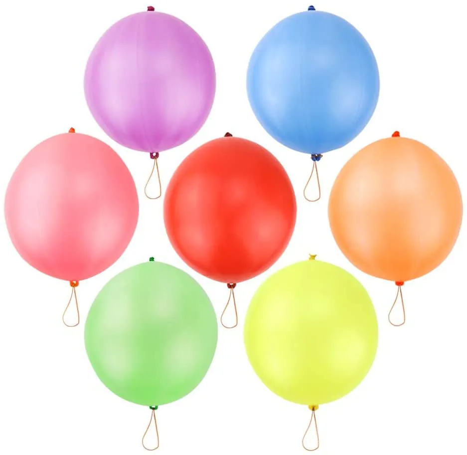 18 Inch High Quality Multi-Color Punch Balloons - Perfect for Scene ...