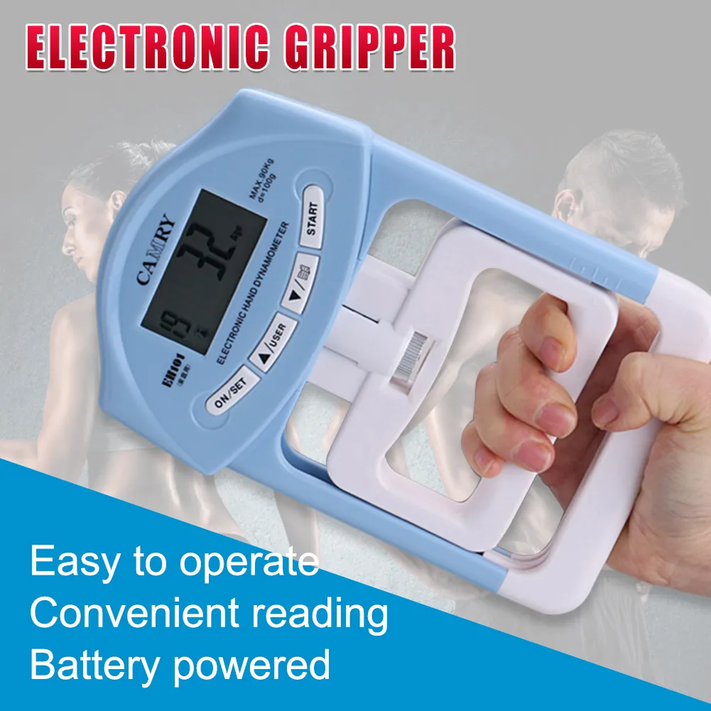 Digital Hand Dynamometer: Grip Strength Tester 0 120 Kg 264 Lbs ...