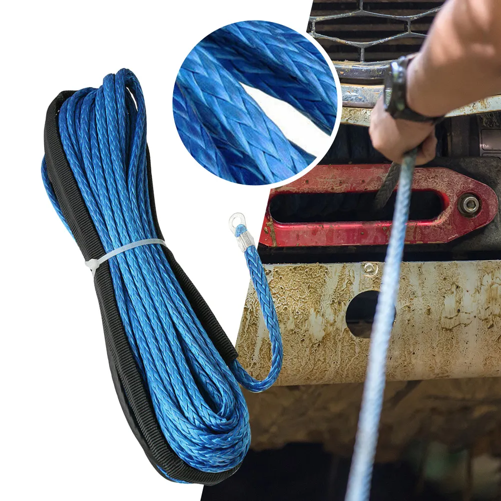 DHgate.com:15M 7700LBS Synthetic Winch Rope, Heavy Duty Off-Road ...