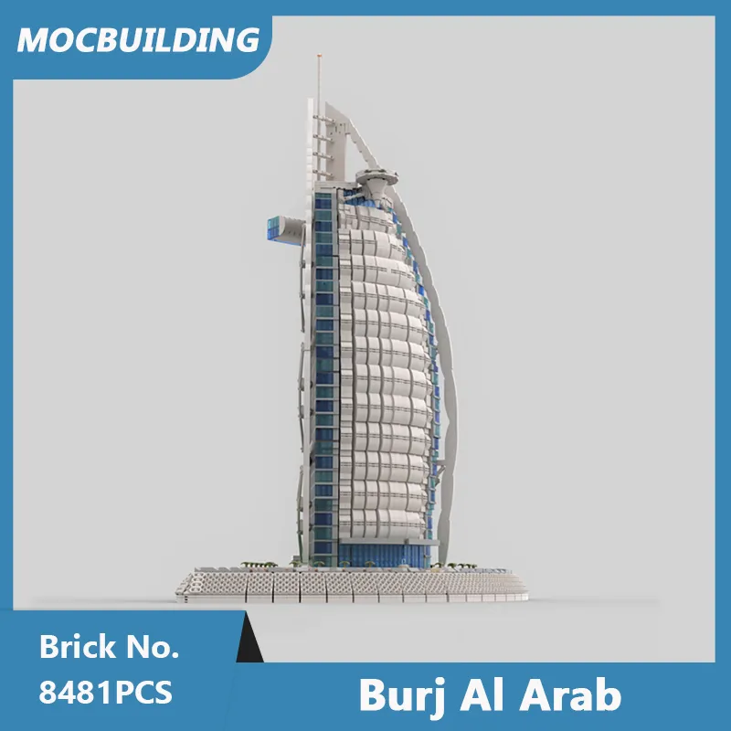 DIY Burj Al Arab Architectural Model Making Company Blocks Creative ...