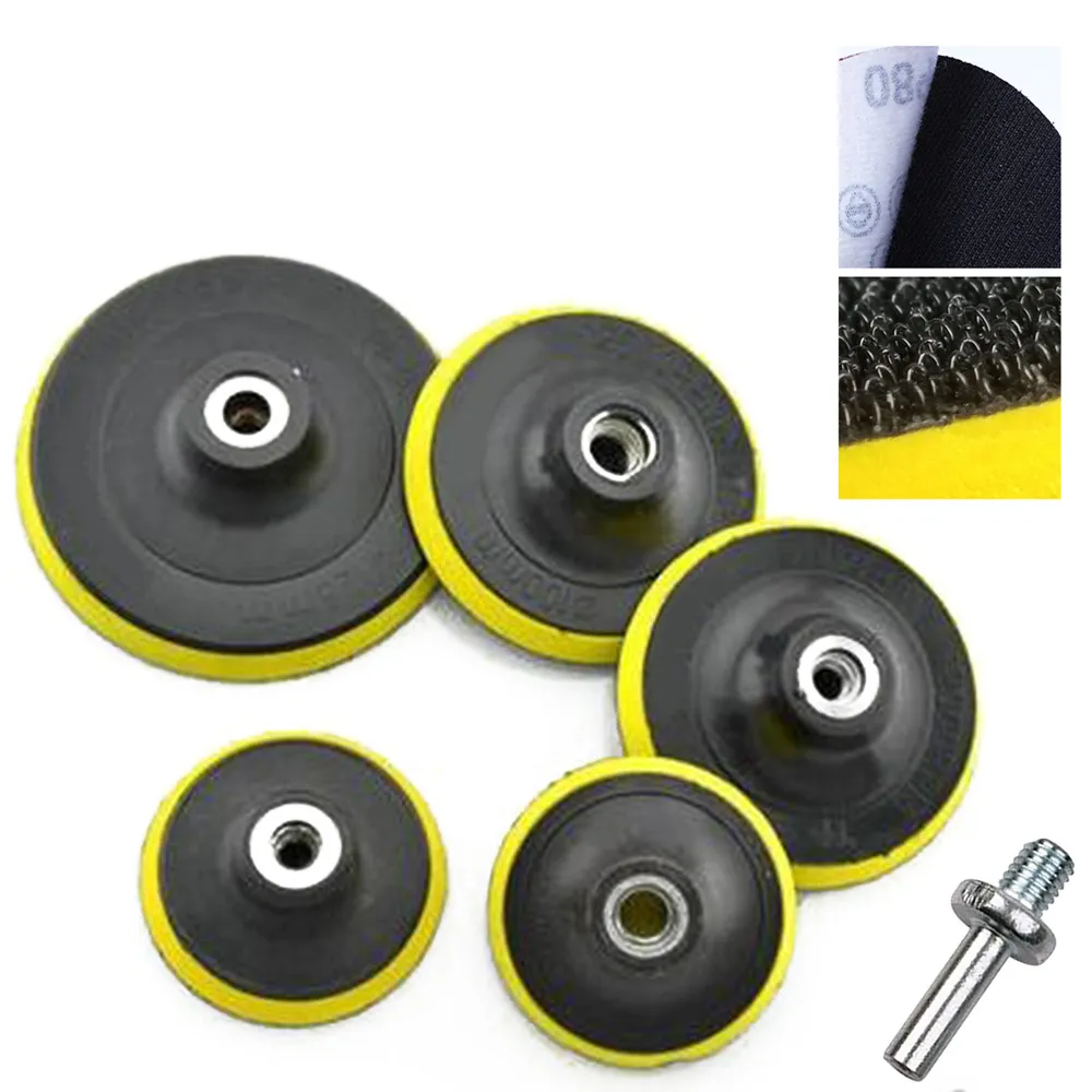 Self-Adhesive Polishing Backing Plate & Drill Rod Kit for Car Paint ...