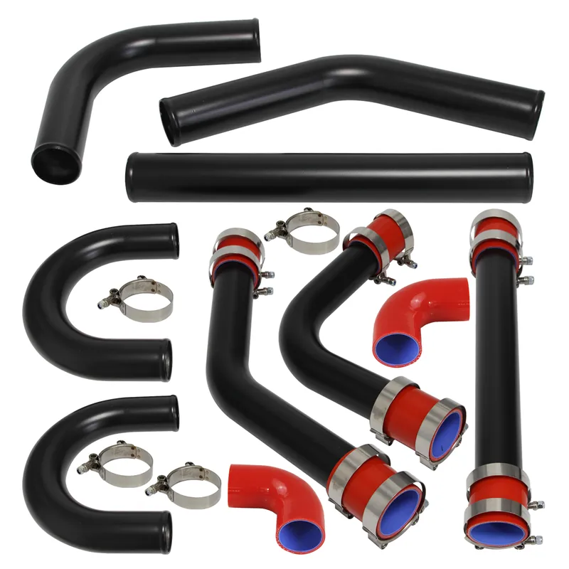 Turbo Boost Intercooler Piping Kit 2.25 57mm Aluminum, High Performance ...