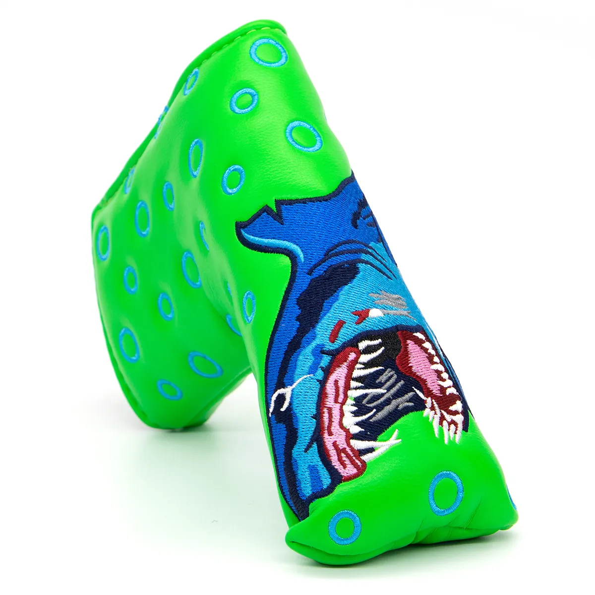 Stylish 2022 Shark Golf mallet putter cover with Blade, PU Leather and ...